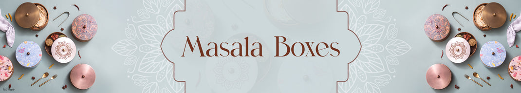 Buy Wooden Masala Box Online, Spice Box for Kitchen & Masala Dabba ...