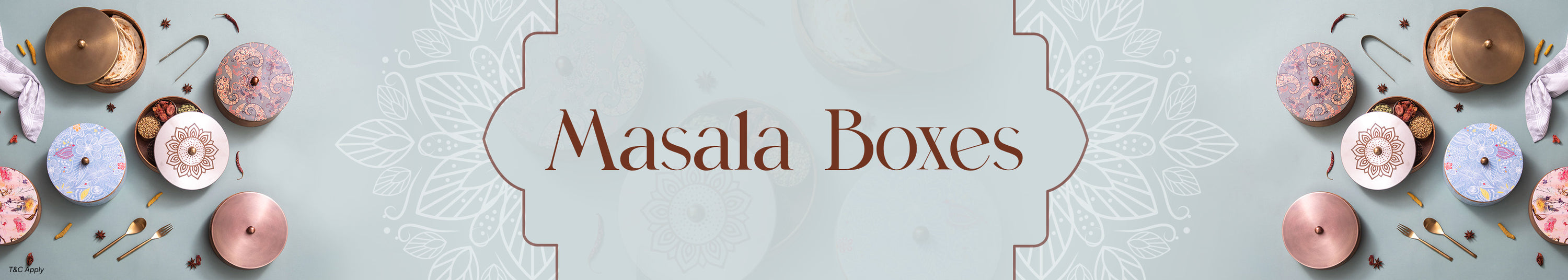 Buy Wooden Masala Box Online, Spice Box for Kitchen & Masala Dabba ...