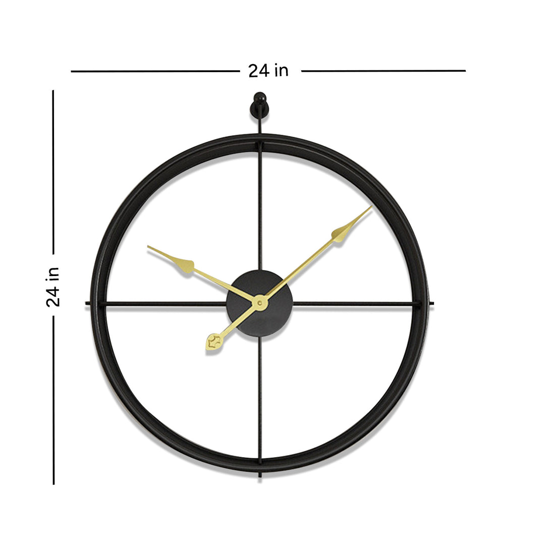 Stark Iron Timepiece Wall Clock | Designer Wall Clock at Best Price ...