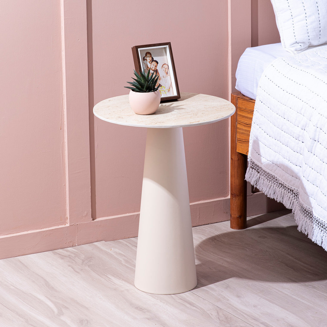 Buy Ivory Charm Side Table Online at Best Price in India | Nestroots