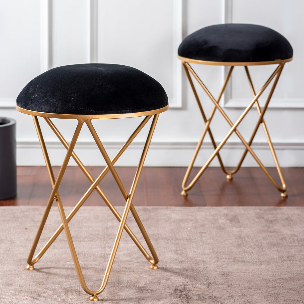 Buy Metallic Stool, Cage Ottoman, Foot Rest Stool & Cross Leg Stool ...