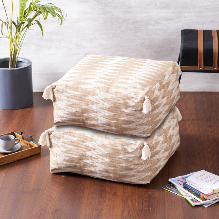 Buy Poufs for Living Room & Storage Poufs Online in India -Nestroots